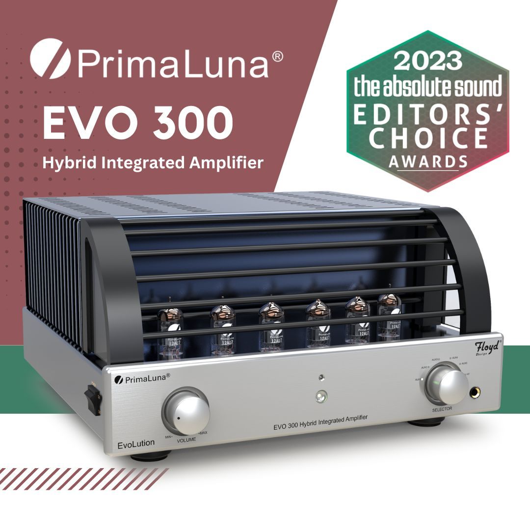 Our PrimaLuna EVO 300 Hybrid Integrated Amplifier is awarded with a TAS ...