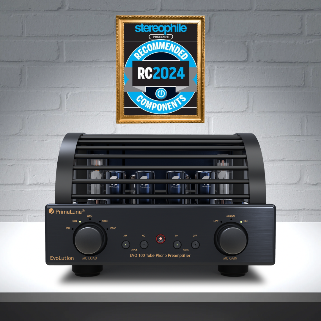 Our PrimaLuna EVO 100 Tube Phono Preamplifier has been awarded the ...